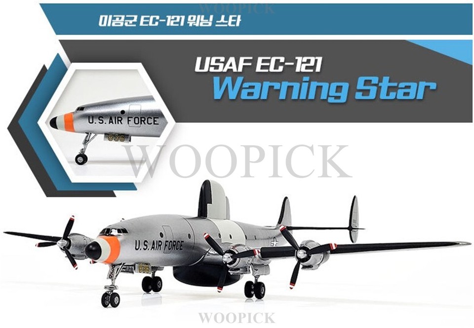 Academy 1/144 USAF EC-121 Warning Star Air-force Aircraft Model kit Toy ...