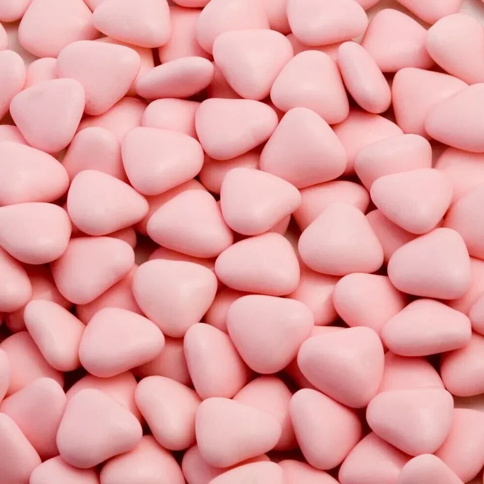 MINI HEART CHOCOLATE DRAGEES WEDDING/PARTY/CAKE DECORATION FAVOURS ...