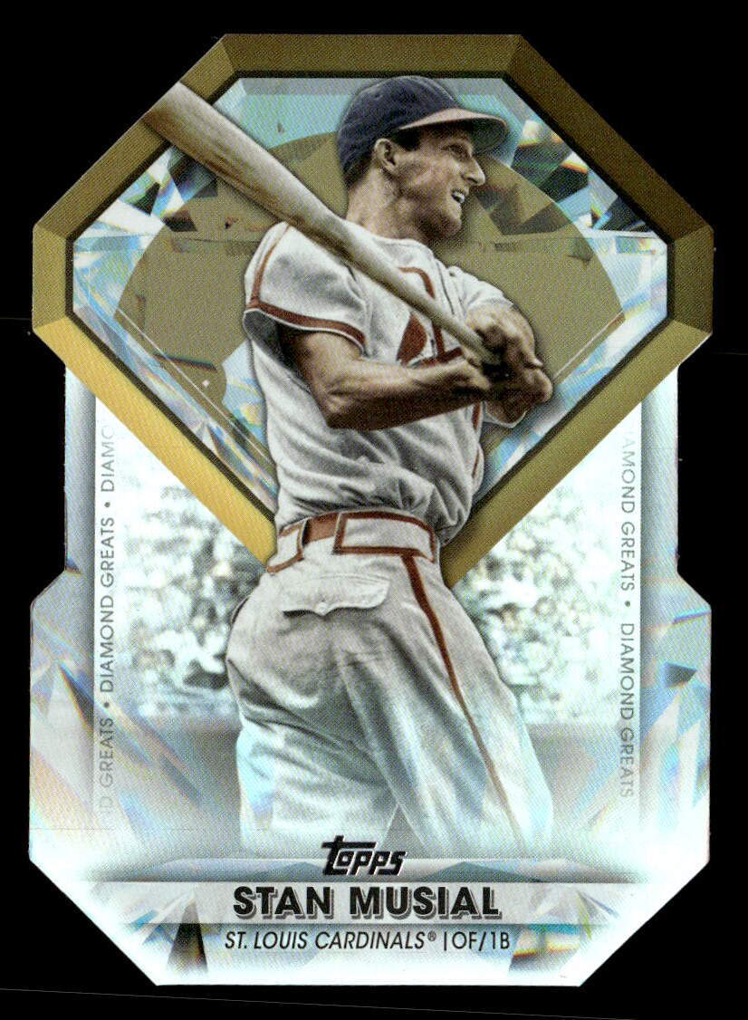 Stan Musial 2022 Topps Diamond Greats Die Cut Card #DGDC-49 St. Louis ...