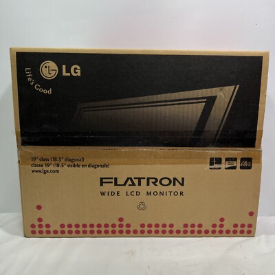 LG Flatron Wide LCD Monitor, # W1953T-PF, 18.5" Diagonal Screen ~ NEW ...