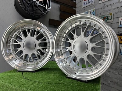 4 x R17 Inch 5x120/5x112 LM Style Silver Wheels: Fits For E36 E90 E46 ...