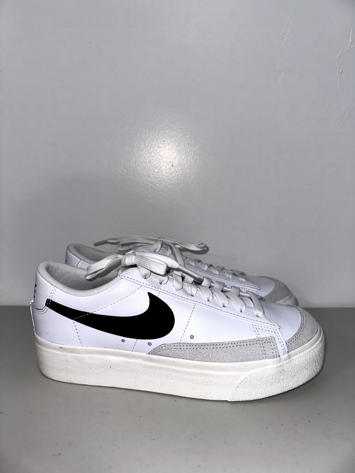 Nike Womens Blazer Low Platform DJ0292-101 White Casu… - Gem