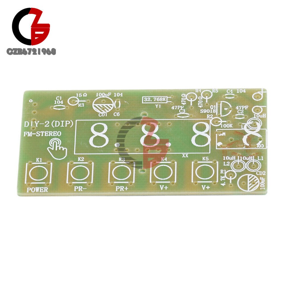 DIY Electronic Kits Wireless Stereo AM/FM Radio Receiver Module Board ...