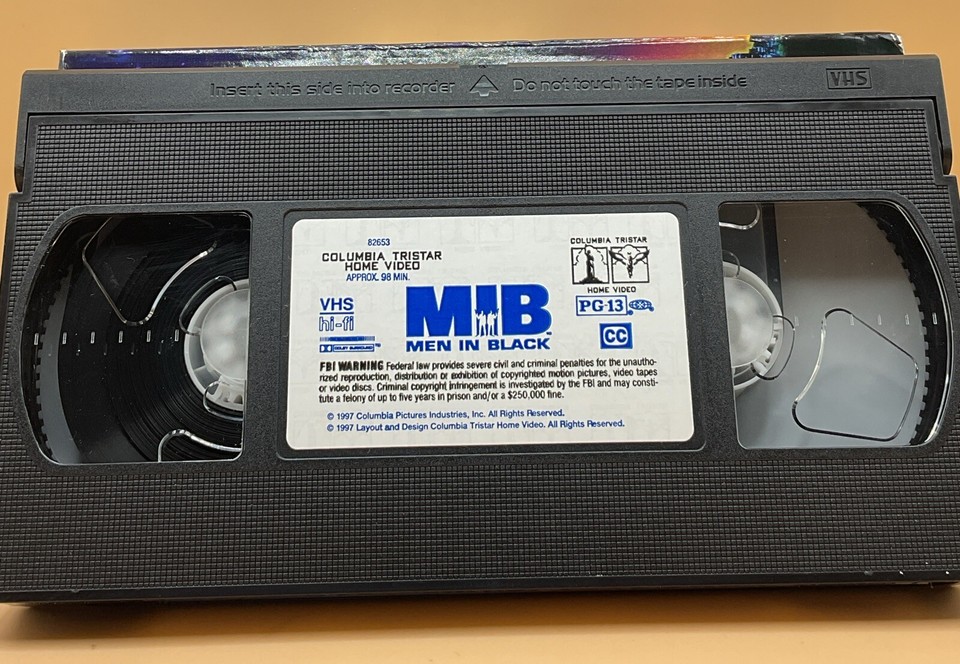 Men In Black MIB VHS 1997 Will Smith Glossy Cover **Buy 2 Get 1 Free ...