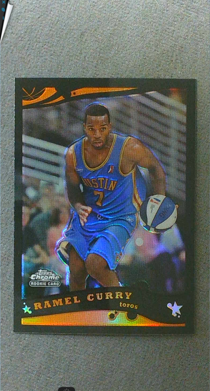 2005-06 Topps Chrome Black Refractor #236 Ramel Curry RC #'d 158/399 | eBay