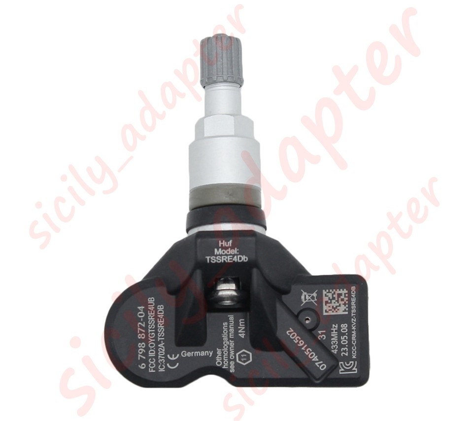 4Pcs TPMS Tire pressure Sensor For BMW 5 6 7 series X3 X1 MINI ...