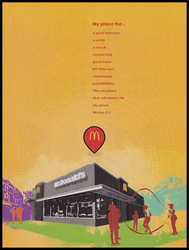 McDonald's print ad 2018 stylized | eBay