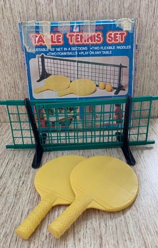 Vintage 1983 Nasta Indoor/Outdoor Portable Table Tennis Set - See ...