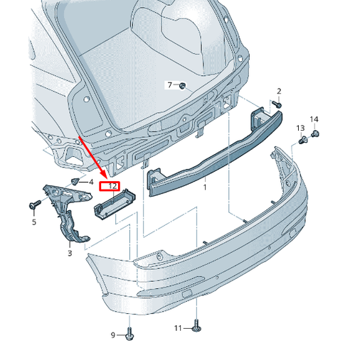 AUDI RSQ3 8U REAR LEFT LOWER TAIL LIGHT FOAM FILLER PIECE 8U0807251 | eBay