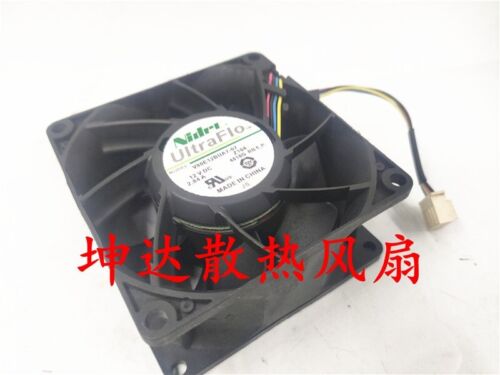 Nidec 8038 12V 2.84A V80E12BUA7-07 8cm High airflow violent cooling fan | eBay