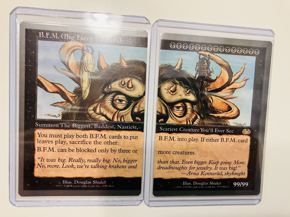 MTG B.F.M. (BIG FURRY MONSTER) BFM SET Near Mint | eBay