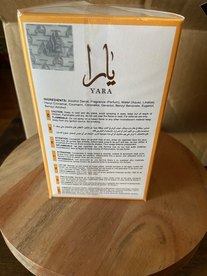 Lattafa Yara Natural Spray Perfume Yellow, 3.4 Fl. Oz (100ml) | eBay