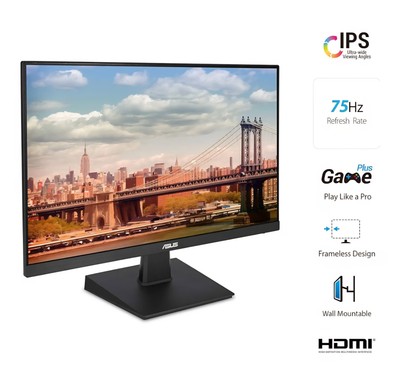 ASUS VA27E Eye Care Gaming Monitor 27" IPS Full HD, 100HZ, Adaptive ...