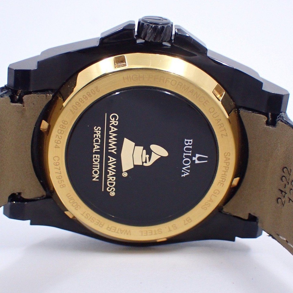 Bulova Precisionist Grammy Special Edition Quartz Watch 46mm Case 300M ...