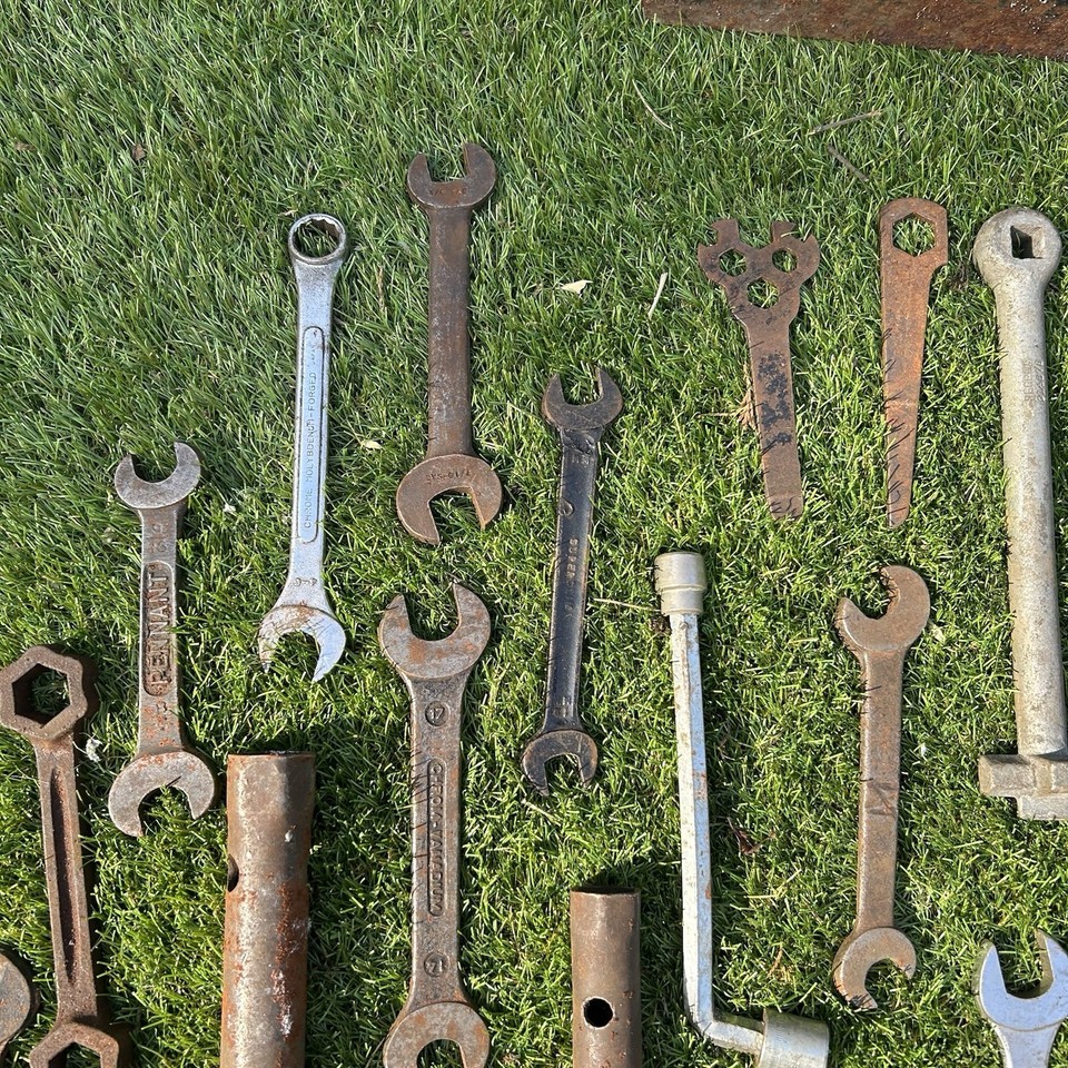 Huge Job Lot Of Old Vintage Tools, Mostly Spanners | eBay UK