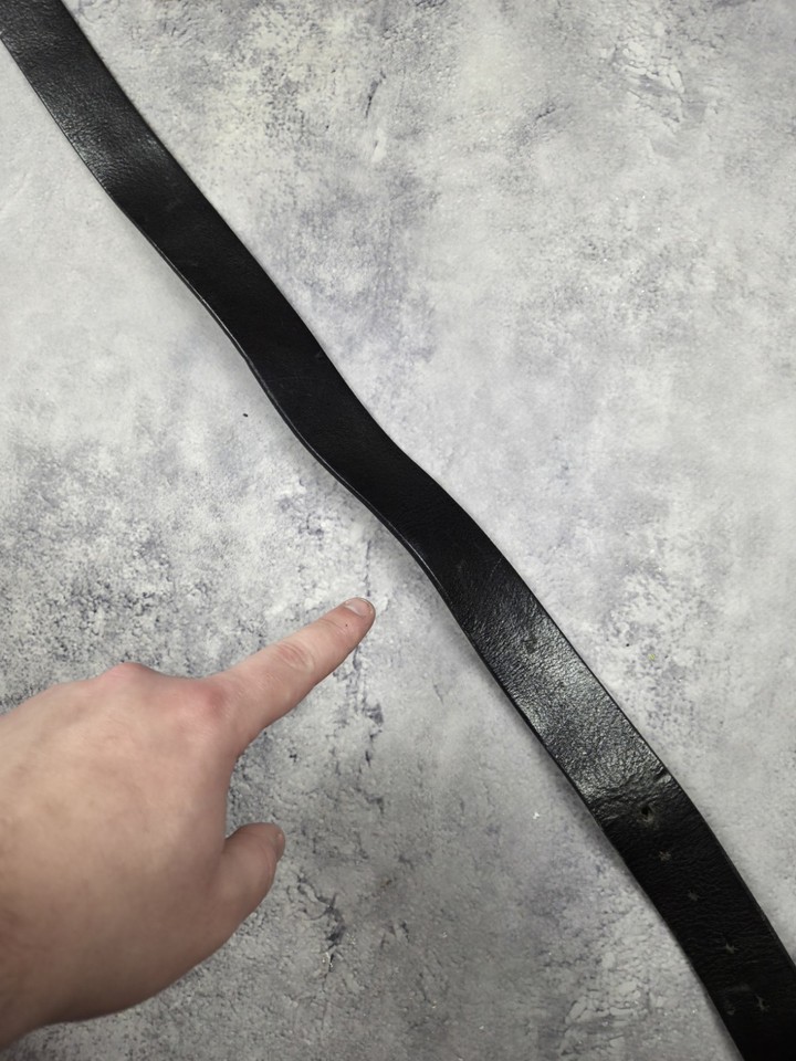 Vintage Diesel Leather Belt Metal Big Logo Men's Made in Italy Rare Y2K ...