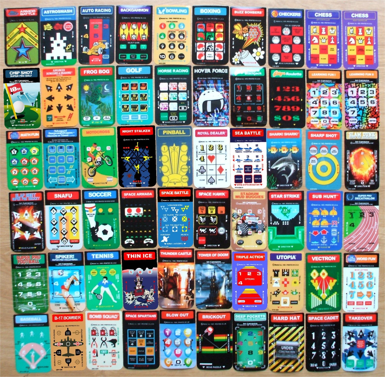 NEW SPACE ARMADA OVERLAYS INTELLIVISION GAME FLASHBACK INVADERS | eBay