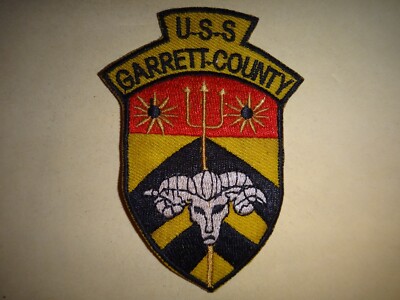 Vietnam War US Navy Ship USS GARRETT COUNTY Patch | eBay Australia