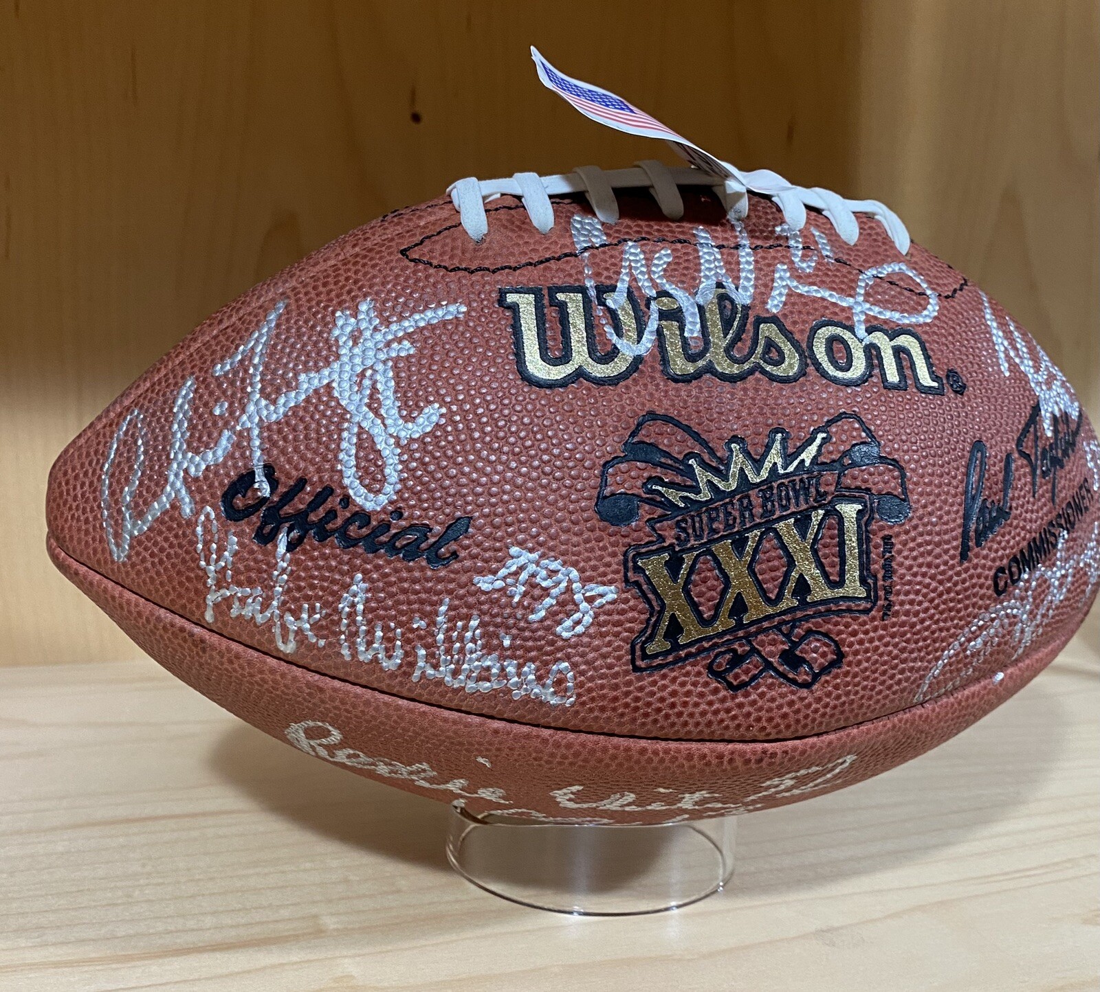 Reggie White Brett Favre Packers Super Bowl XXXI Team Signed SB ...