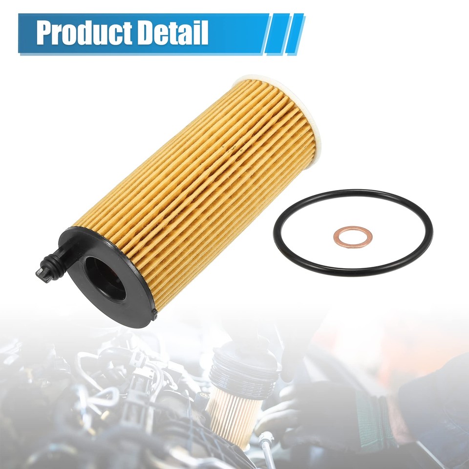 Set of 4 HU6014Z Oil Filter For BMW OE #: 11428575211 See Fitment Chart ...