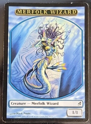 MTG Merfolk Wizard Token Lorwyn 4/11 Regular Token | eBay