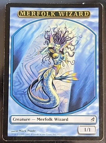 MTG Merfolk Wizard Token Lorwyn 4/11 Regular Token | eBay