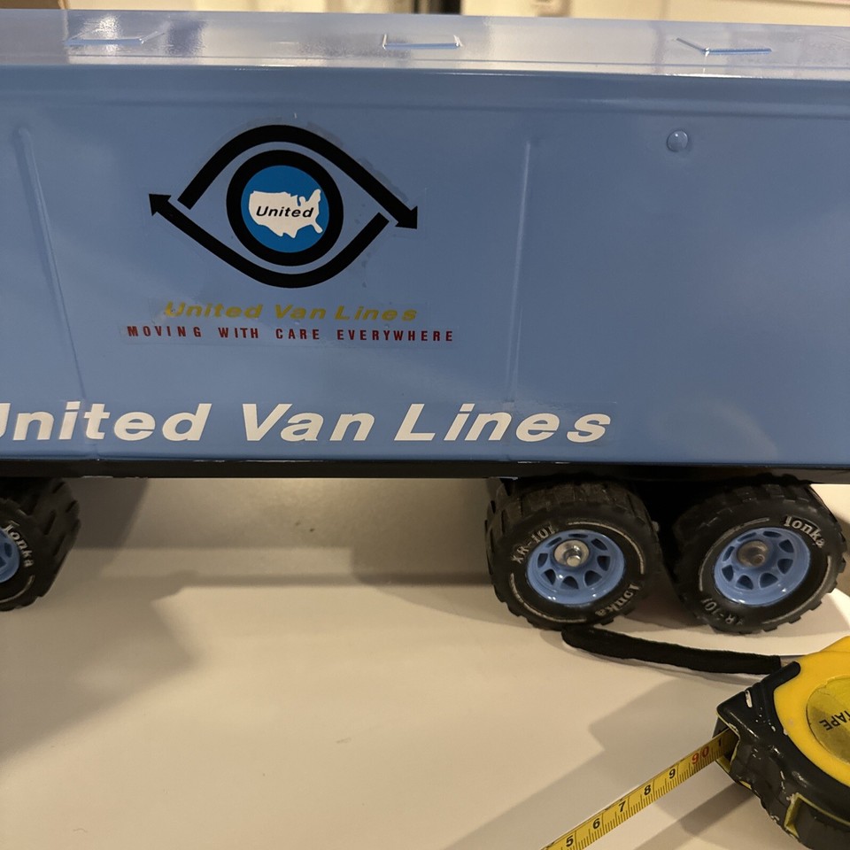 Custom Tonka United Van Lines Truck w/ Trailers | eBay
