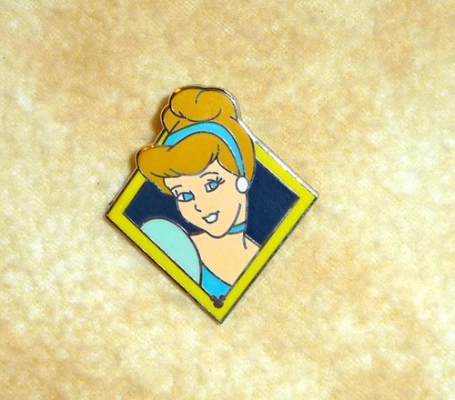 disney pin classic characters cinderella in a triangle hidden mickey ...