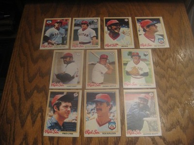 BOSTON RED SOX 1978 OPC Complete Team Set w / Fisk Rice Yaz Lynn ++ | eBay