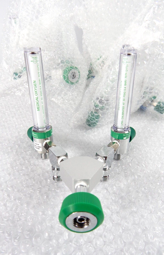 AMVEX DUAL AIR FLOEMETER Y BLOCK ASSEMBLY | eBay