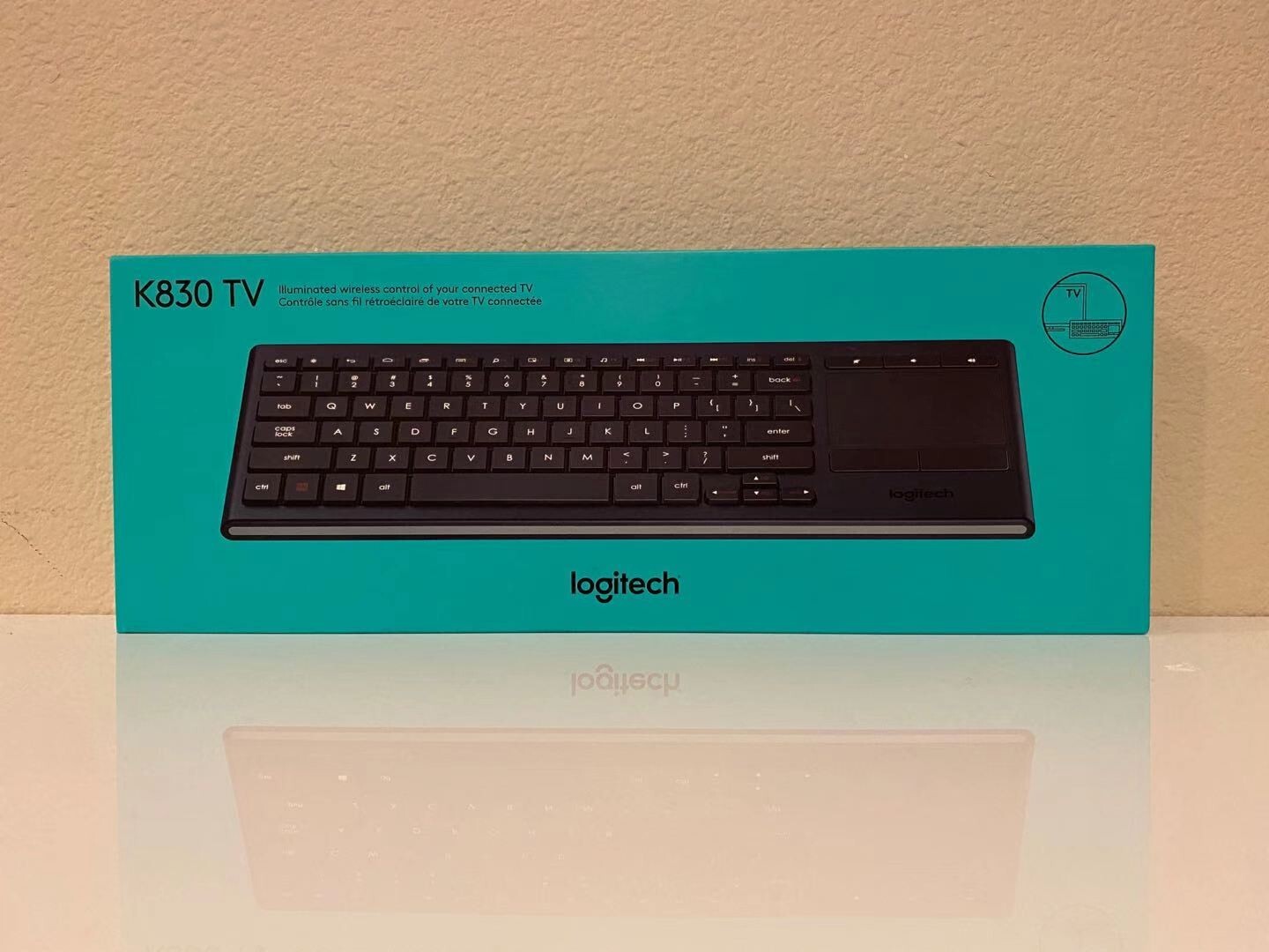 Logitech 920-007182 K830 Illuminated Keyboard - Black for sale online ...