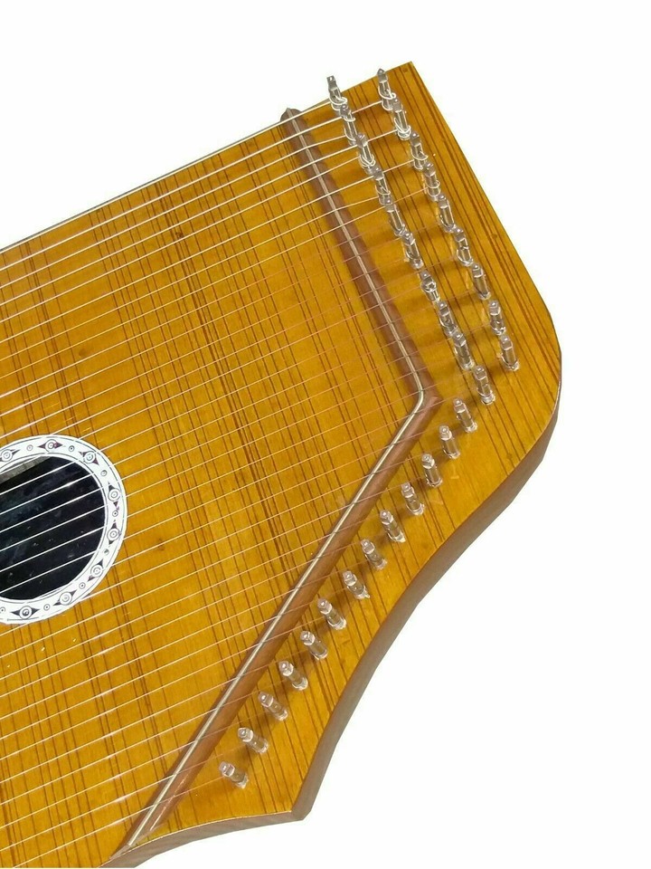 SWARMANDAL~ HARP~SURMANDAL~WITH CARRY BAG & TUNING KEY~CHANT~MANTRA ...