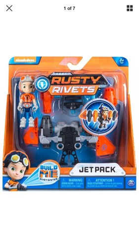 Nickelodeon Rusty Rivets Build Me Rivet System JET PACK Figure Set | eBay