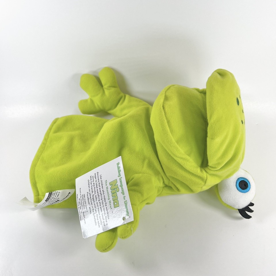 10" Scholastic Nina the Naming Newt Plush Puppet Amphibian 2005 | eBay