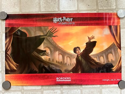 2007 Harry Potter & The Deathly Hallows Borders Book Store Display ...