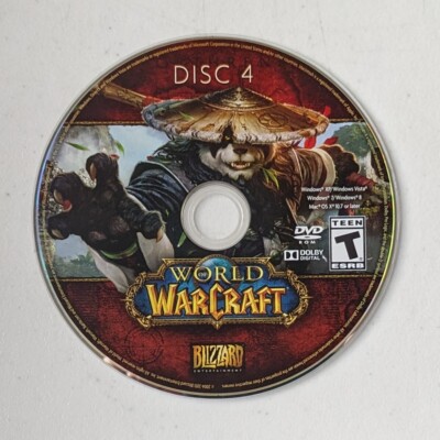 2013 World of Warcraft replacement game Disc #4 Disk Four PC Mac CD-ROM ...
