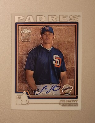 Jon Knott Topps Chrome 2004 #225 Auto | eBay