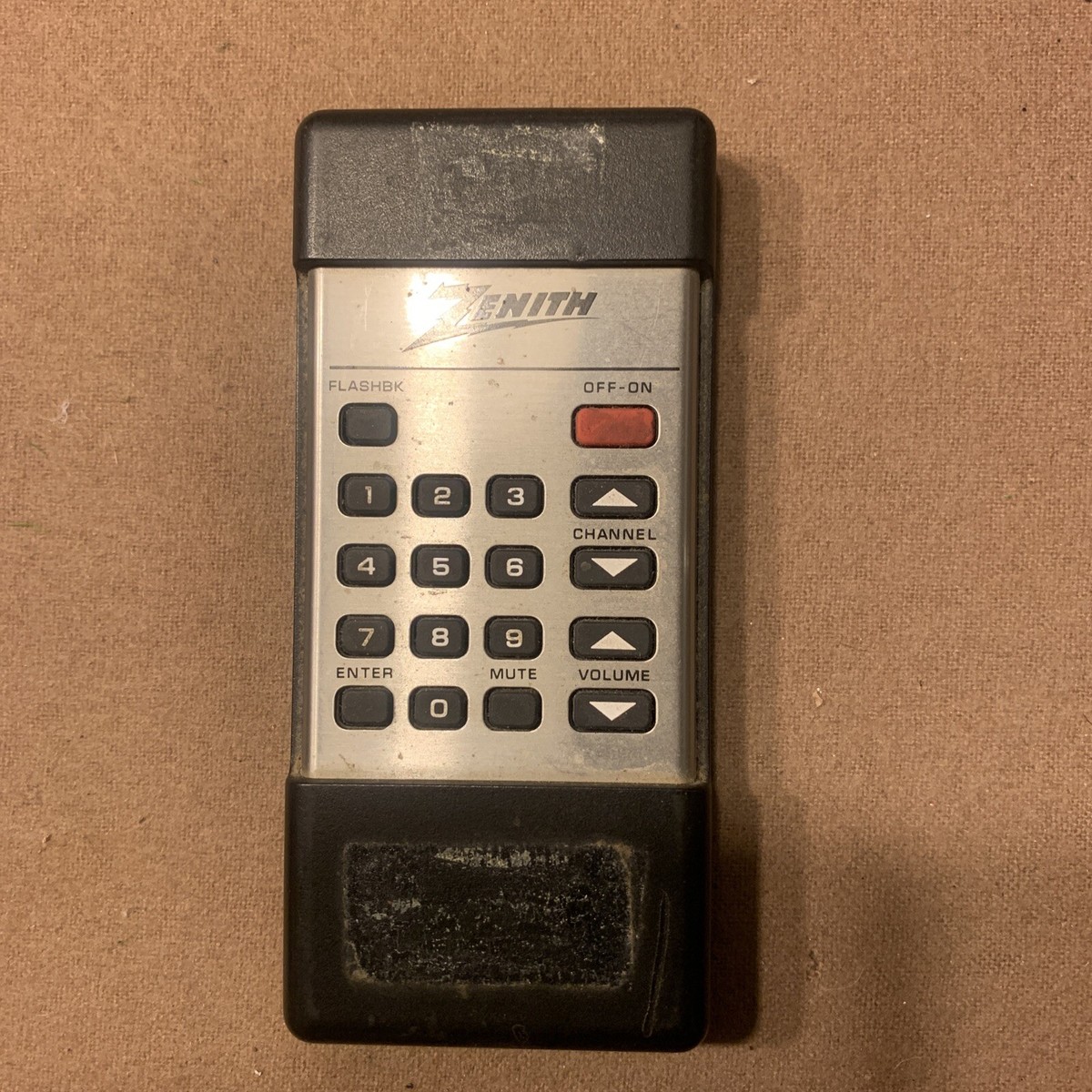 Old Zenith Tv Remote Codes Zenith TV VCR Remote Control Size J Battery