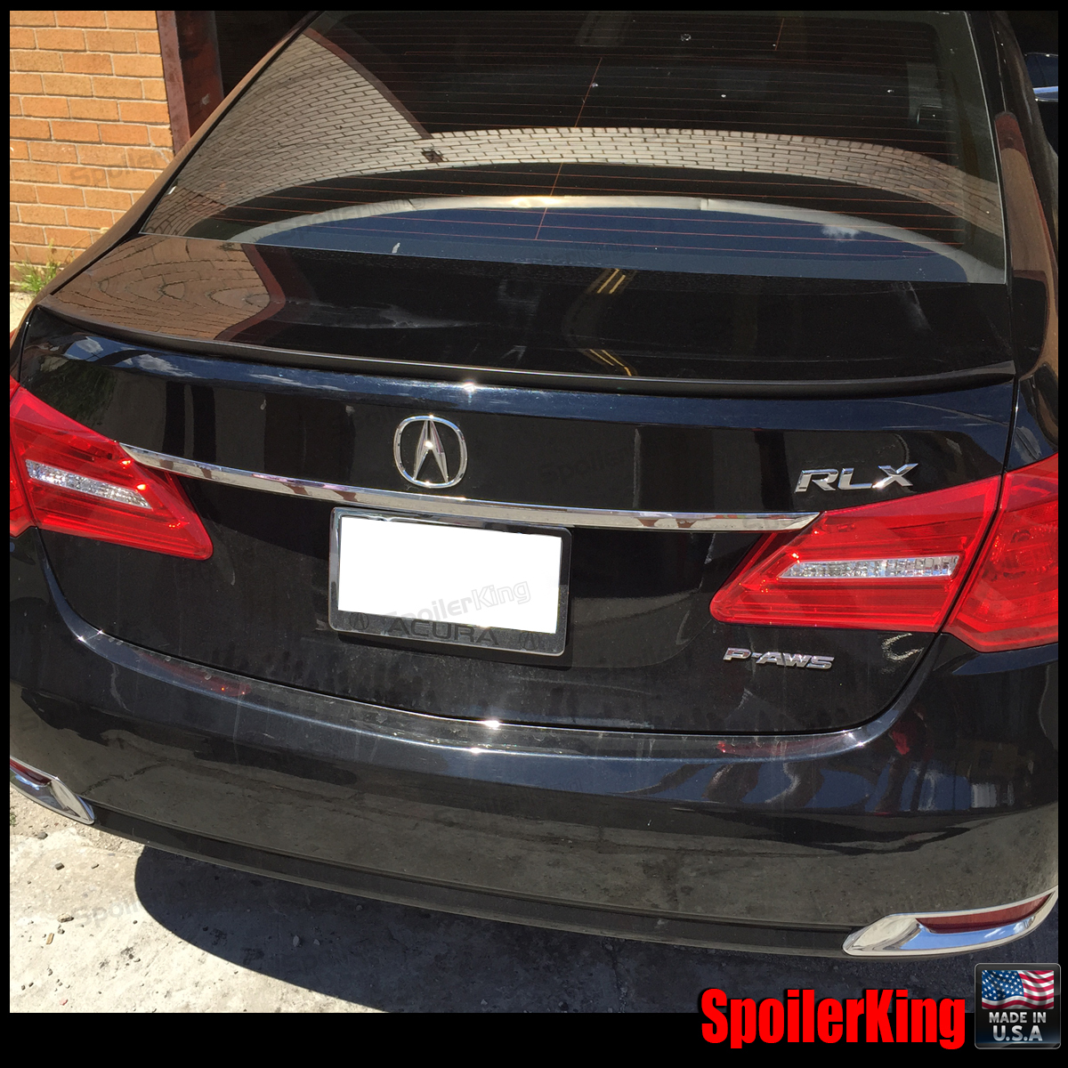 (244L) Rear Trunk Lip Spoiler Wing boot (Fits: Acura RLX 2014-2020 ...