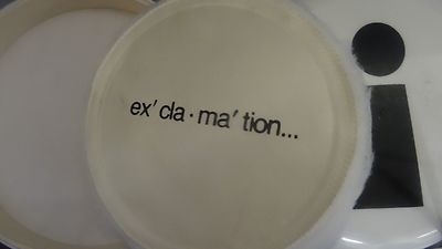 4 OZ. EXCLAMATION! EX'CLA-MA'TION! DUSTING POWDER. COTY. FULL & NEVER ...
