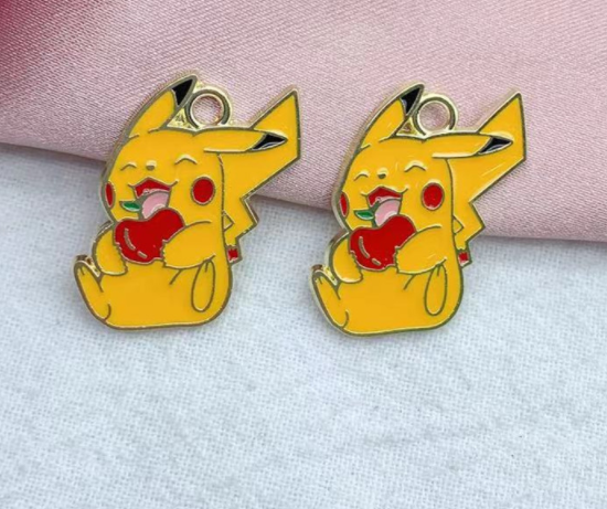 new 90pcs cartoon Japanese anime mix cute Metal Charm Pendant DIY ...