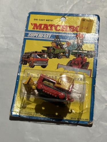 Matchbox Superfast No 16 Case Bull Dozer Light Red NMIB | eBay