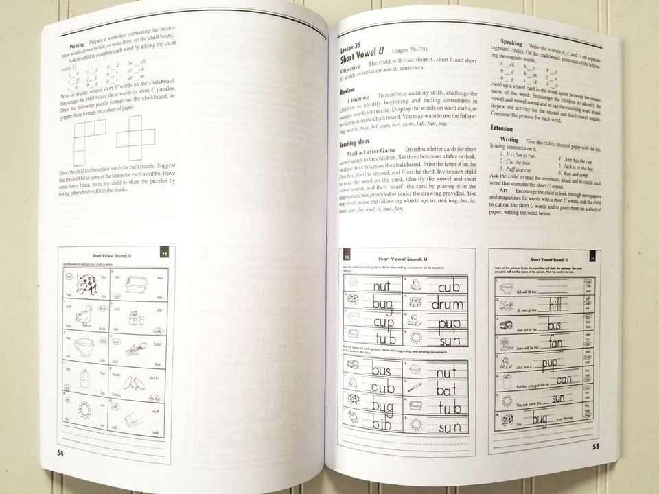 Phonics is Fun 1 2 3 Workbook or Teacher's Manual Louis Krane Reprint ...