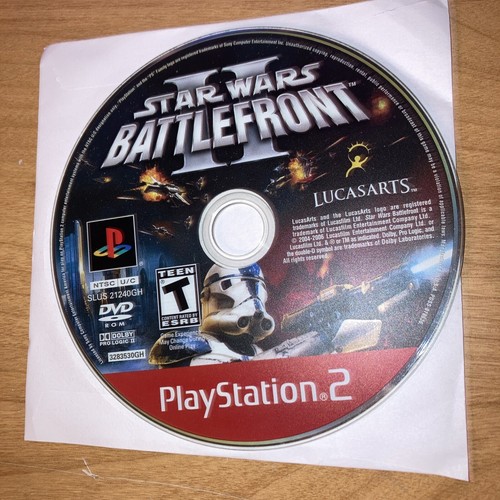 Star Wars Battlefront II PlayStation 2 PS2 Greatest Hits Disc Only Ship ...