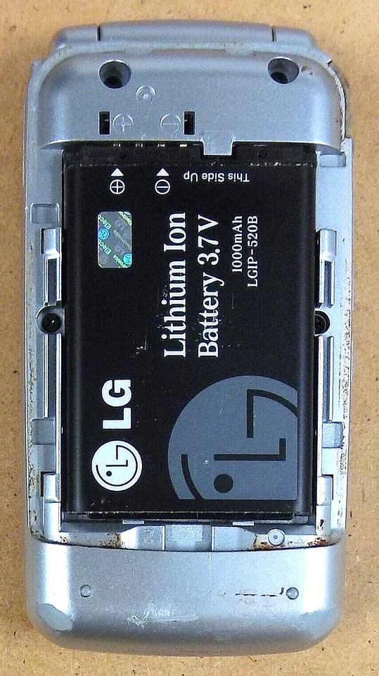 LG AX275 - Silver and Black ( Alltel ) Very Rare Cellular Flip Phone ...