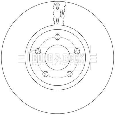 Brake Discs Pair Vented For Mercedes C-Class W205 C200 4matic Front ...