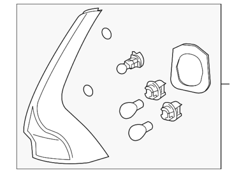 Genuine Volvo Xc60 Tail Lamp Light Right 31323035 OEM for sale online ...