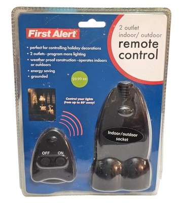 BRAND NEW SEALED! First Alert 2 Outlet Outdoor Remote Control FA200 | eBay