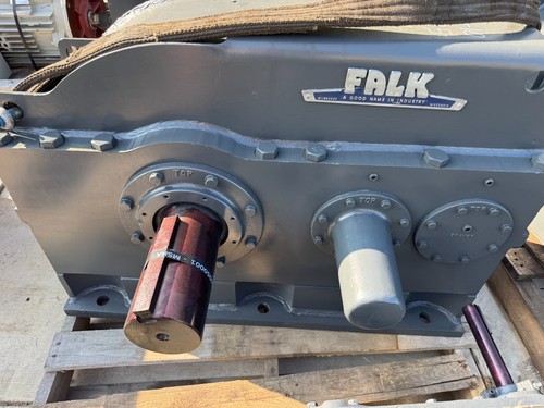 USED FALK PARALLEL SHAFT ENCLOSED GEAR DRIVE SPEED REDUCER 3.47 RATIO ...