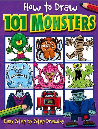 How to Draw 101 Monsters: Easy Step-by-step Drawing (How to draw) by ...
